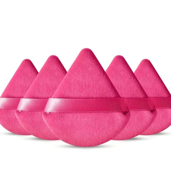 Makeup | Nwt 5 Piece Hot Pink Powder Puffs | Poshmark